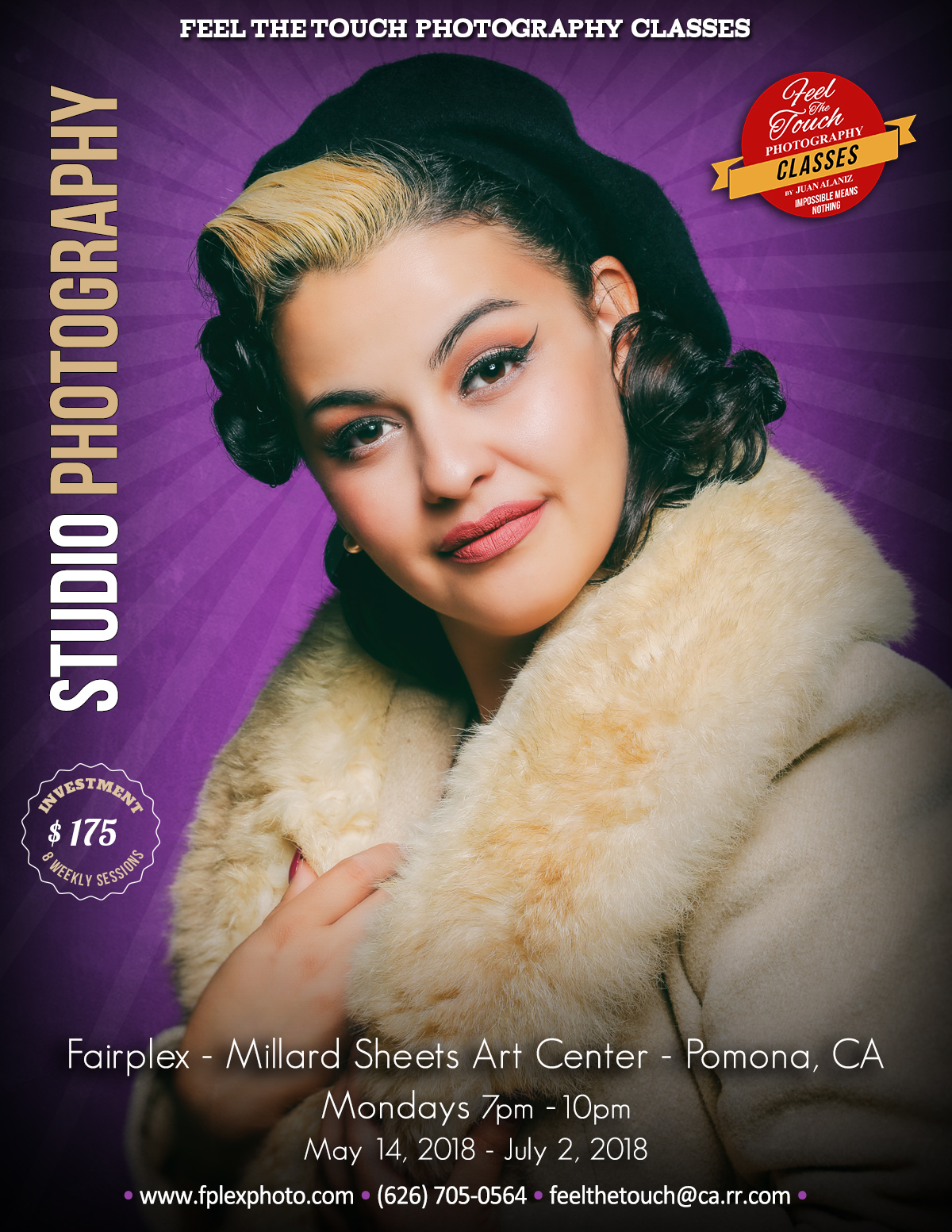 Studio Photography » Feel the Touch Photography Classes and Workshops