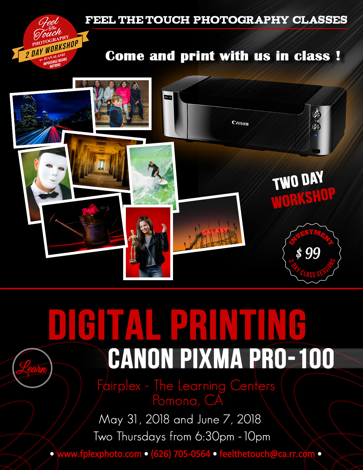 Digital Printing with the Canon PIXMA PRO-100 » Feel the Touch ...